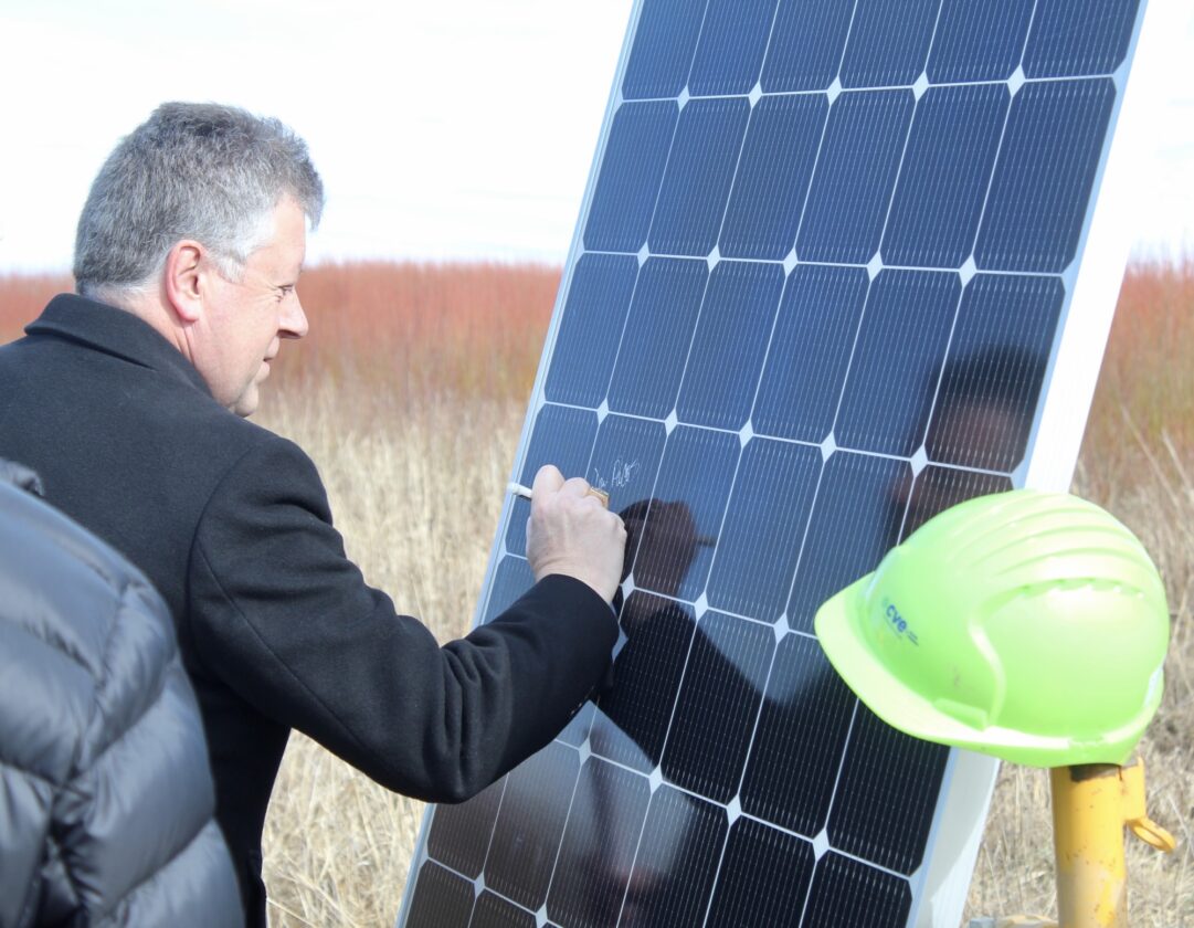 Bright expectations: Solar energy site breaks ground in Pomfret ...